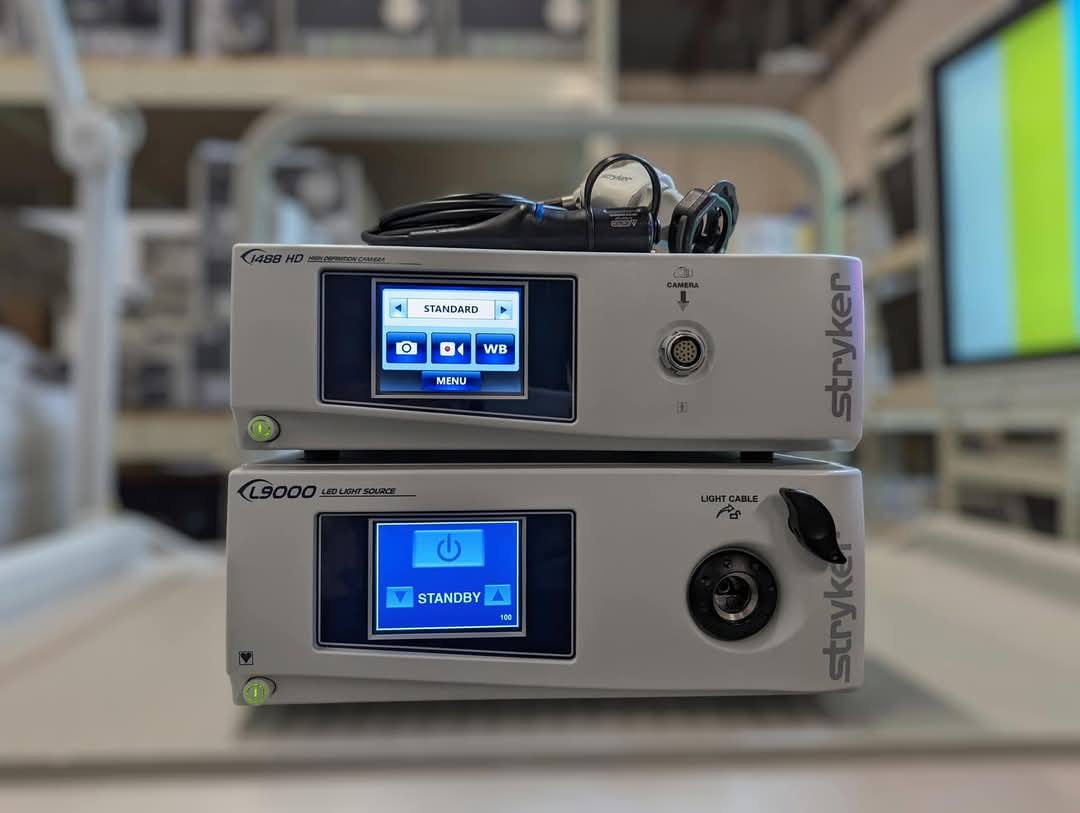 Stryker 1488 Camera System and L9000 LED Light Source – IntevraMed