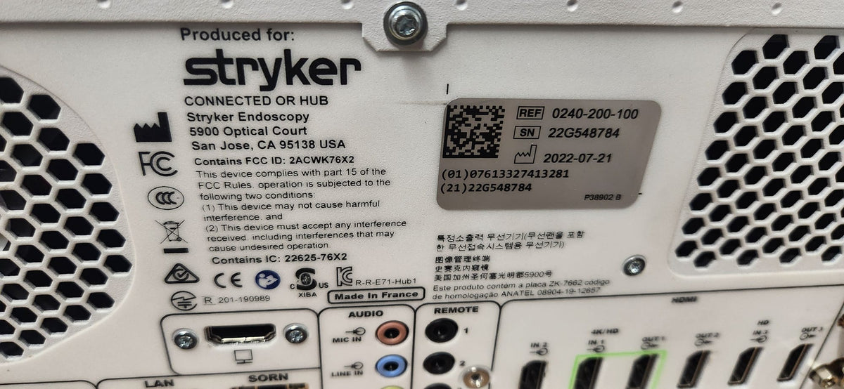 240-200-100 Stryker Connected OR Hub Base System – IntevraMed